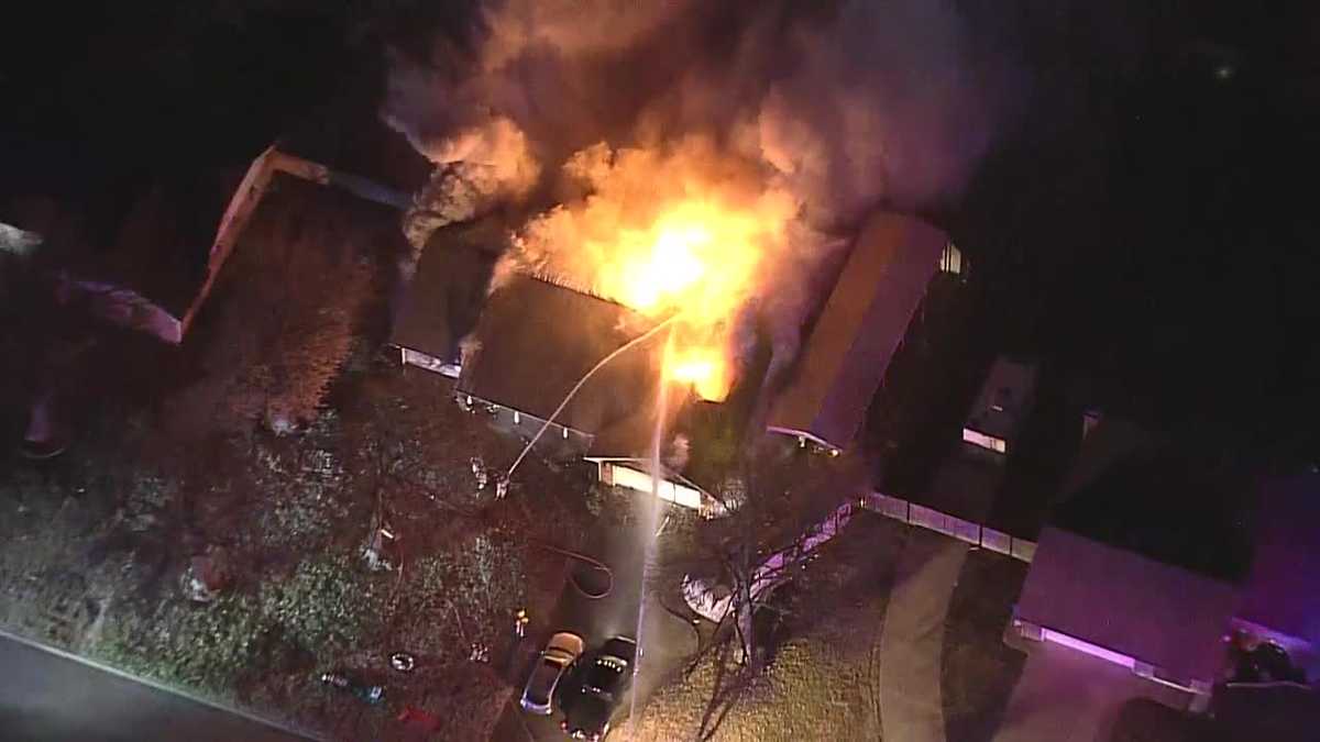 SKY 5 LIVE: Fire breaks out at home on west side of OKC metro