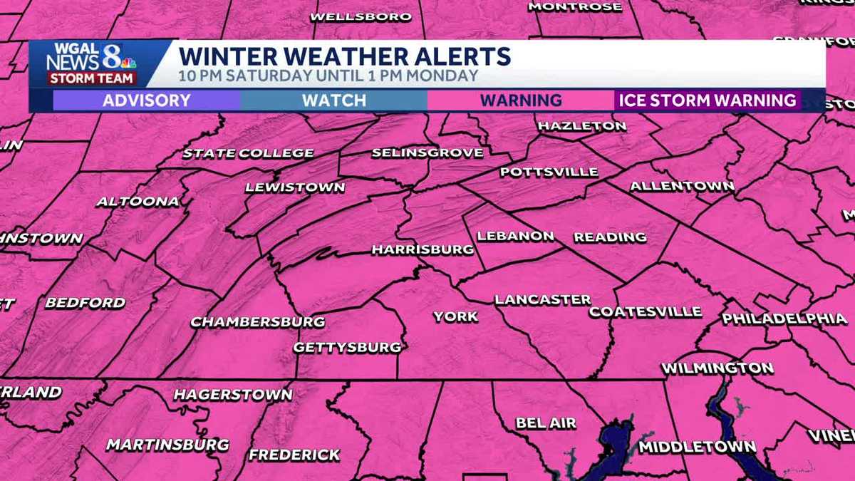 PA SNOWSTORM | Winter storm warning