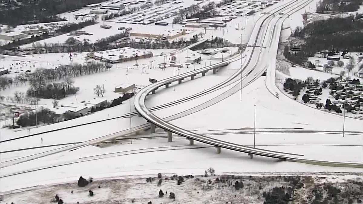 SKY 5 LIVE: Tracking road conditions after snow blankets OKC