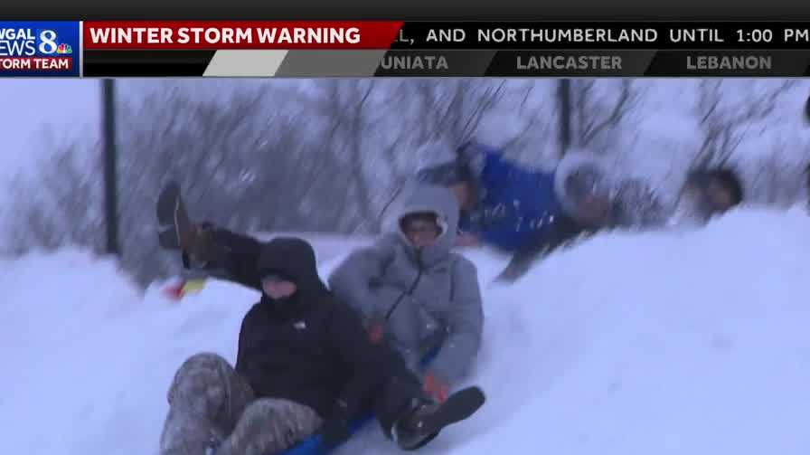 Winter storm hits Harrisburg