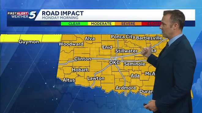 Below-freezing temperatures remain after Oklahoma winter storm
