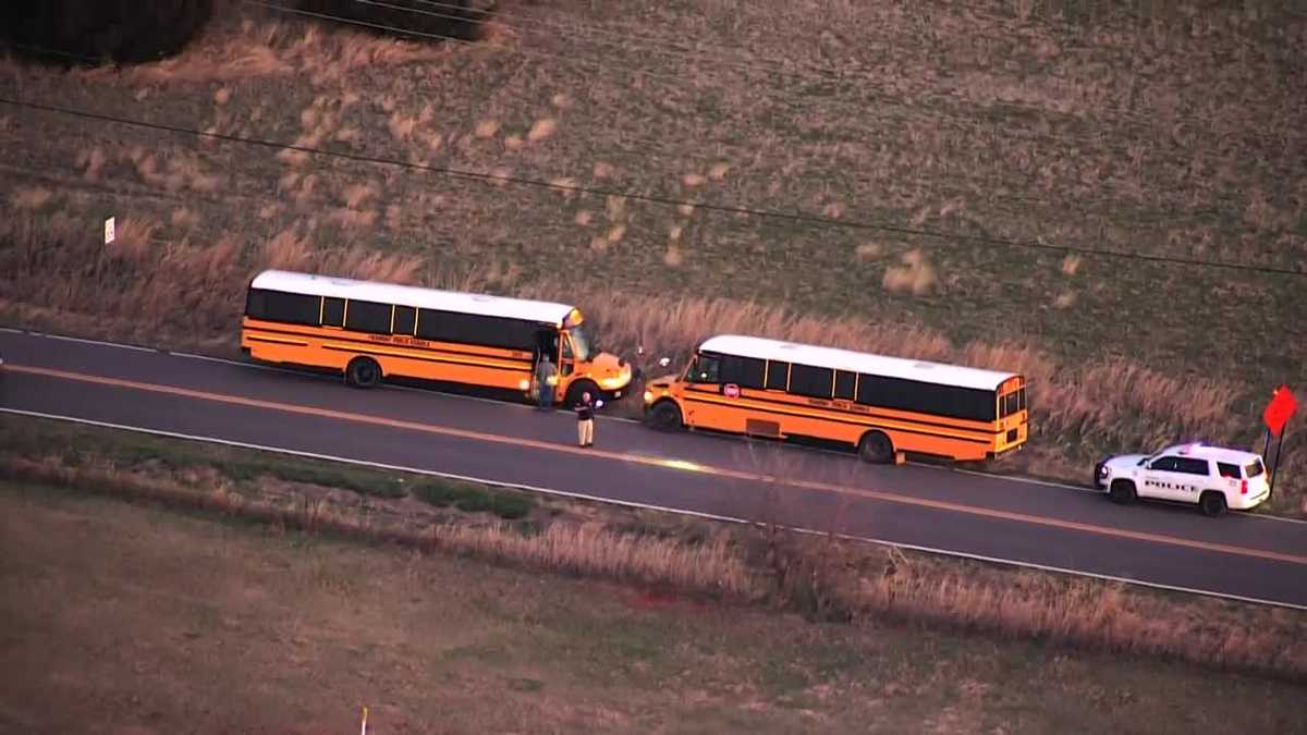 Piedmont school bus involved in minor crash before class Friday