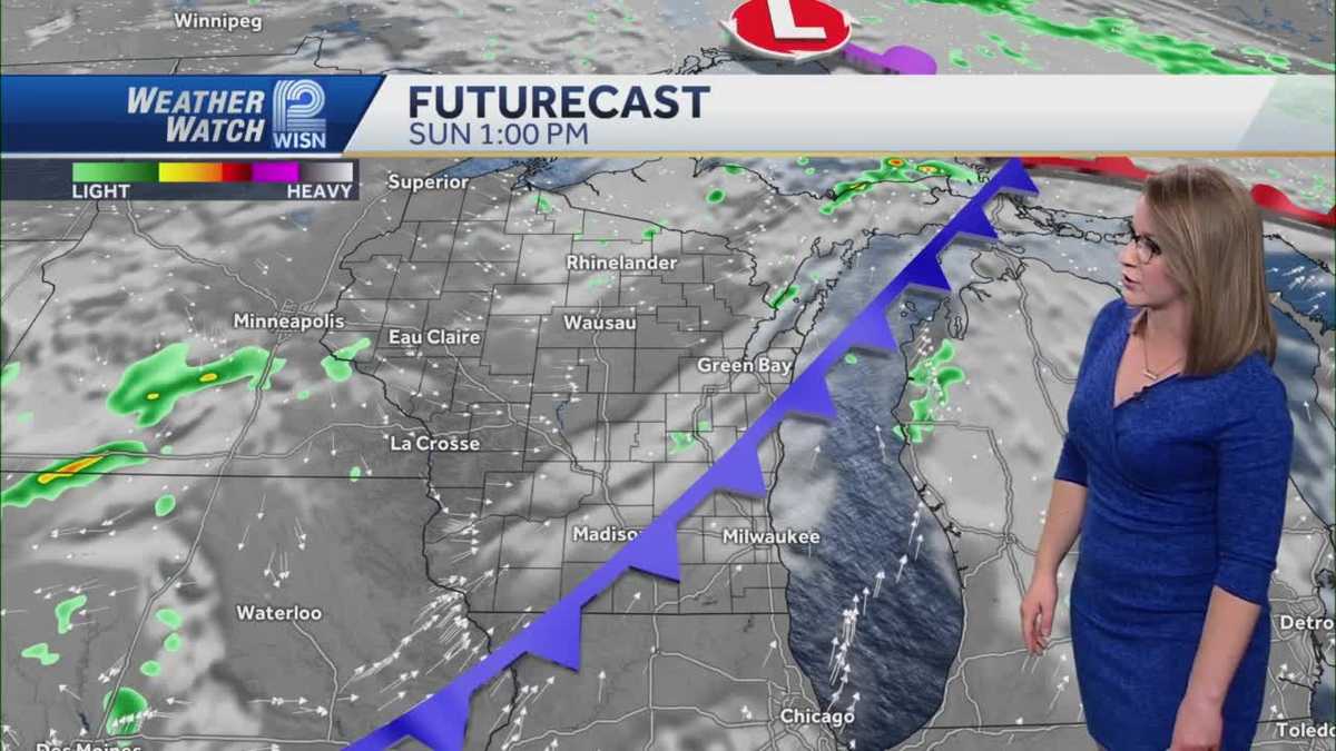 Videocast: Spotty storm chance Sunday