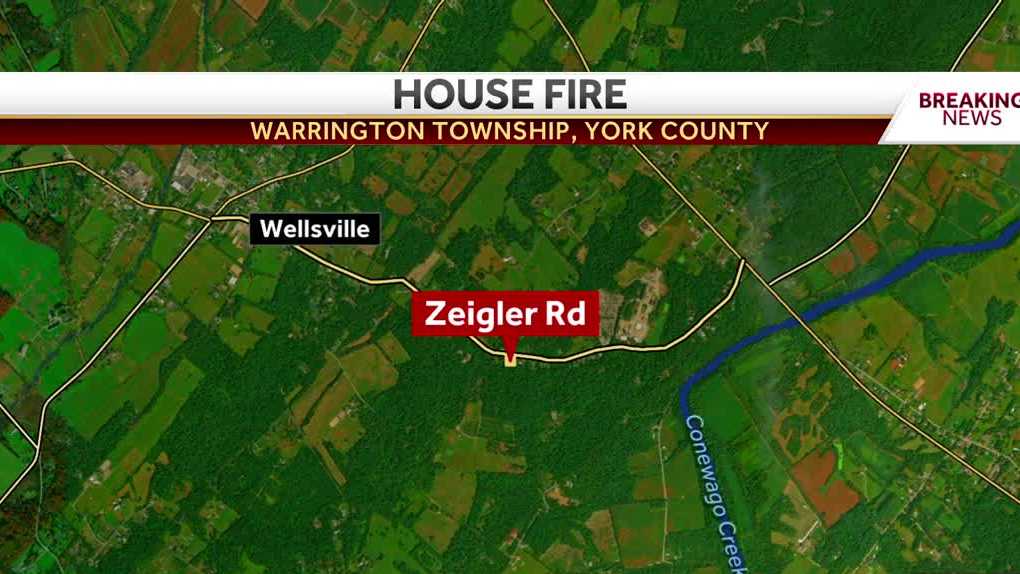 York County crews respond to house fire in Warrington Township
