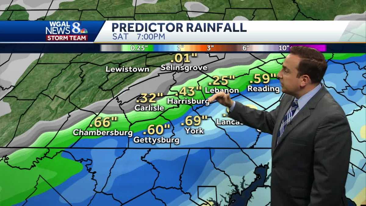 Rain Returns Friday; Cold, Brisk Weekend