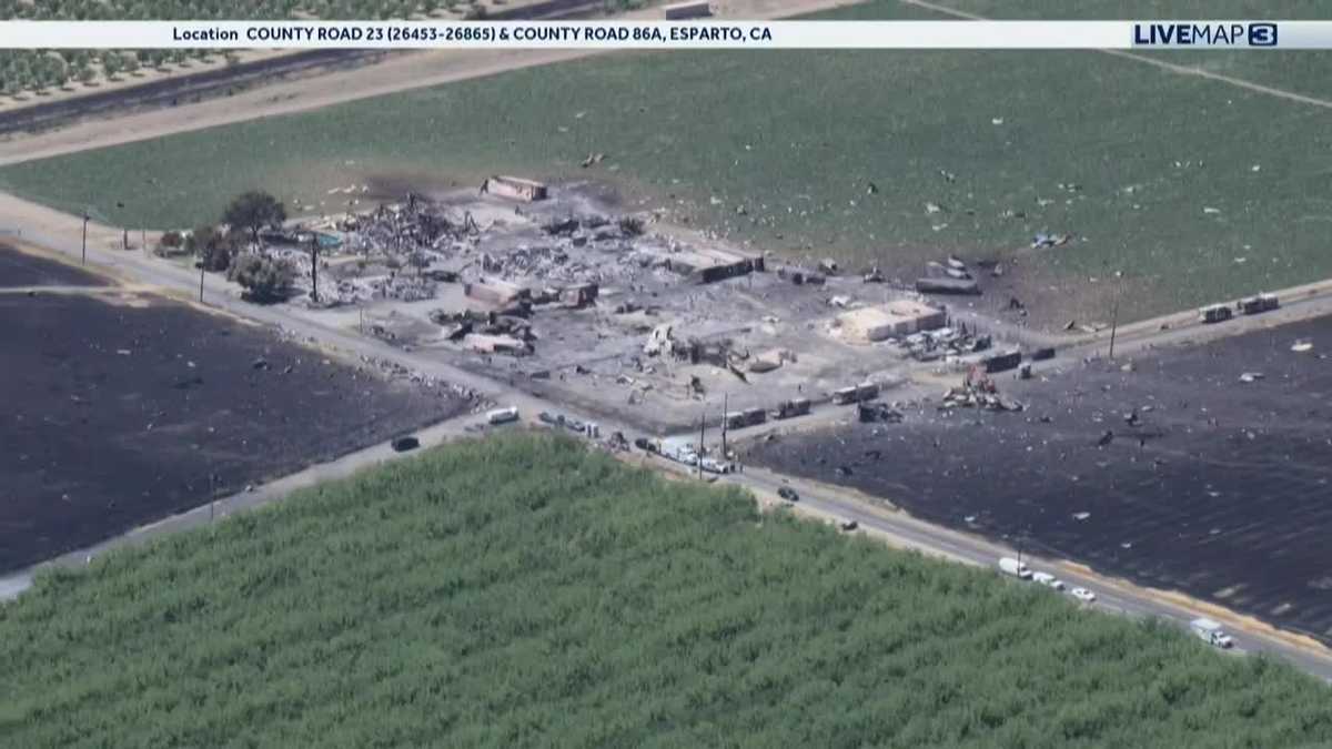 Esparto fireworks explosion | Investigation update on Monday