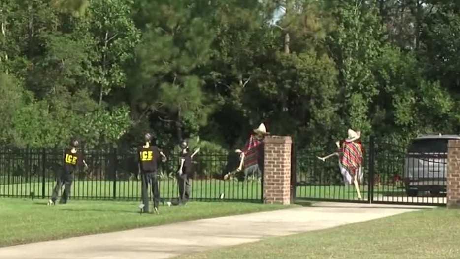 Alabama ICE Halloween display sparks backlash