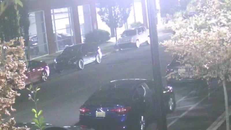 Hyundai vehicle theft caught camera near Railroad Park