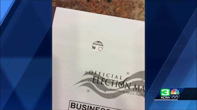Why you could have holes on your California recall election ballot envelope