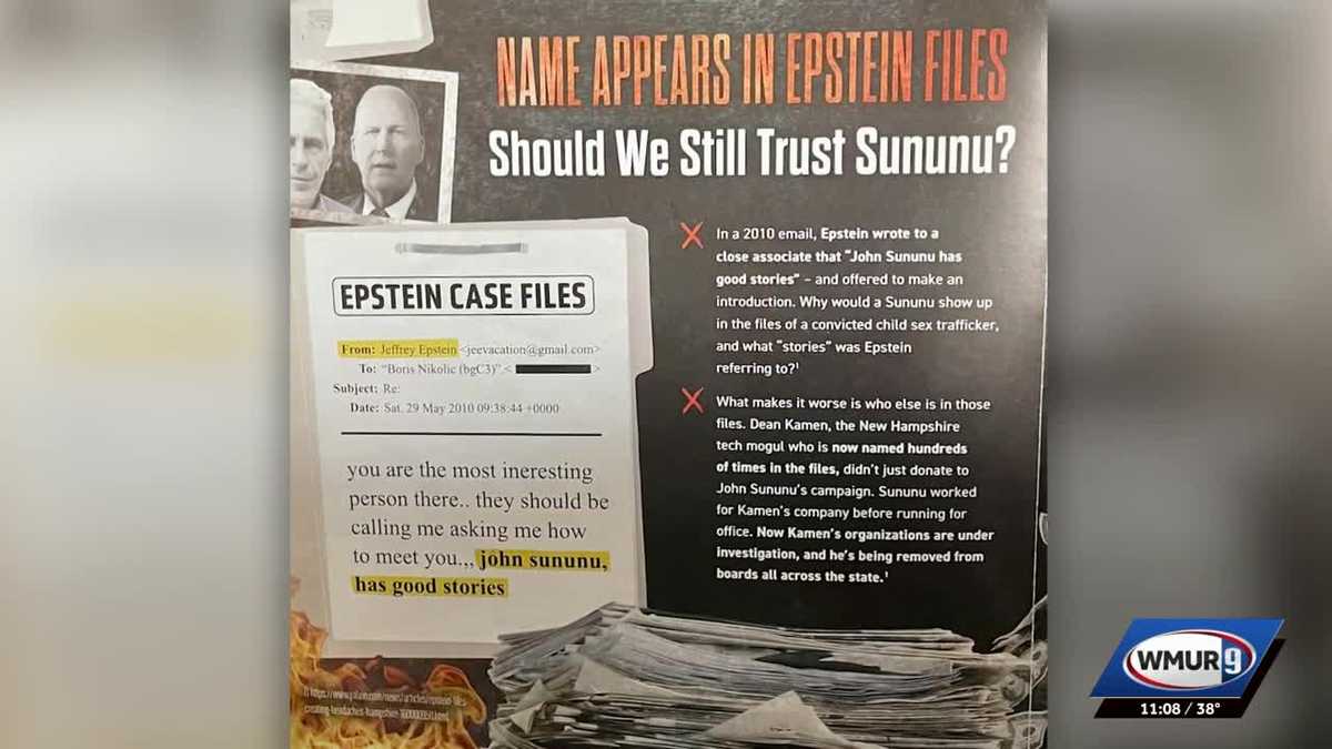 New Hampshire voters receive PAC attack mailer tying Sununu to Epstein ...