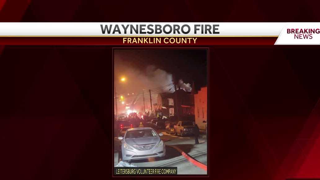 Crews respond to 2-alarm house fire in Waynesboro