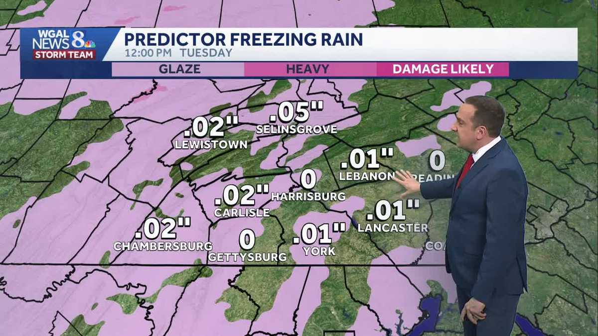 IMPACT: Disruptive wintry mix tonight through Tuesday morning