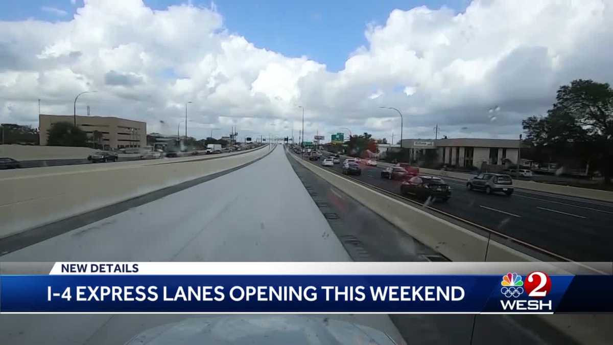 Drivers react to I-4 express lanes opening soon