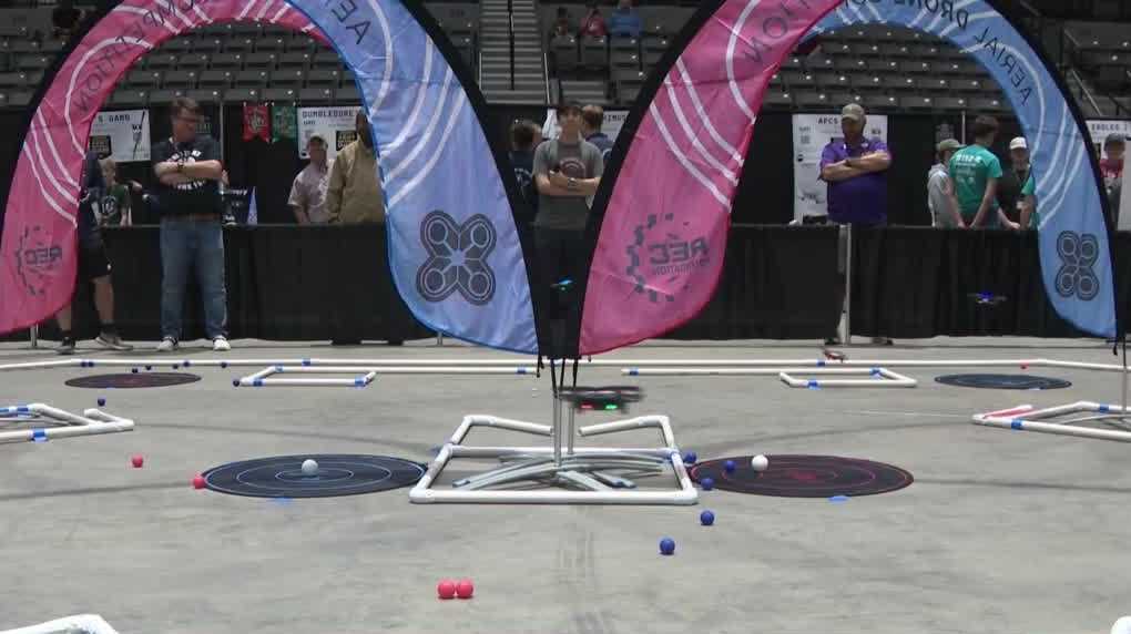 Students come from all over US to compete in drone competition in Jackson