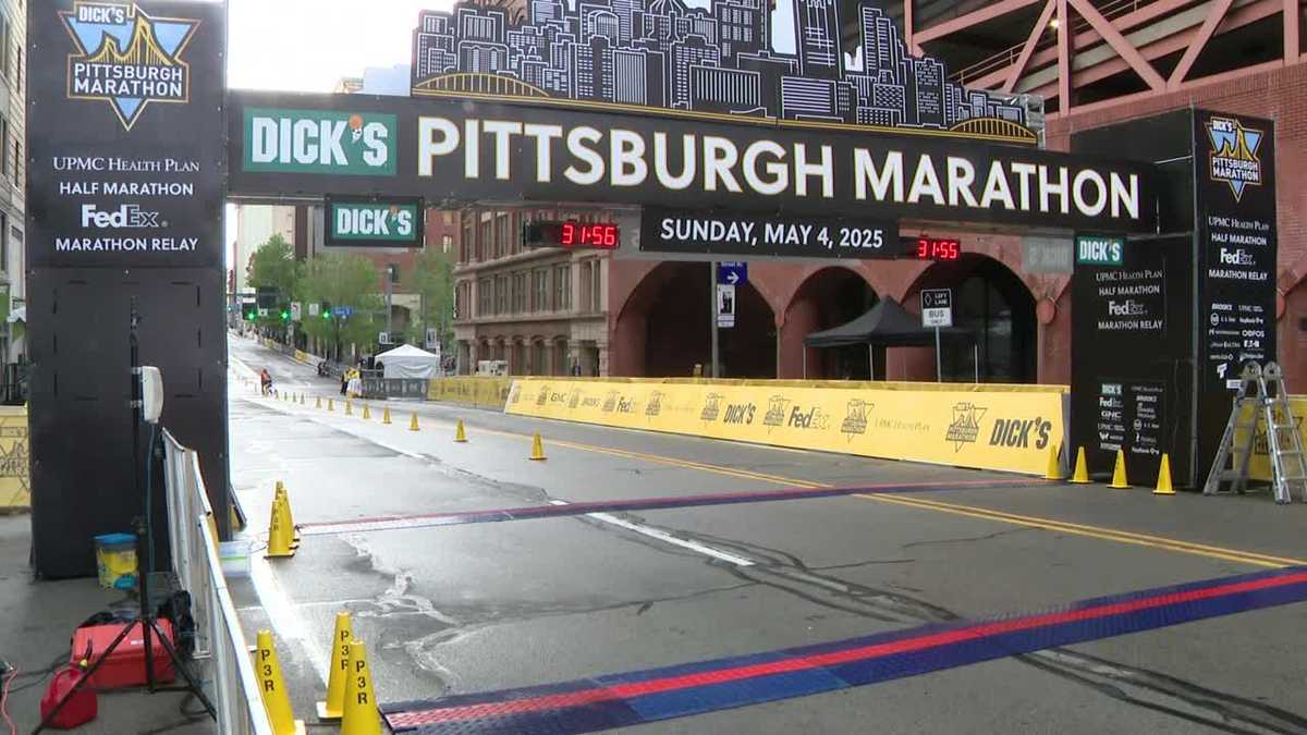 Pittsburgh Marathon: Live finish line camera