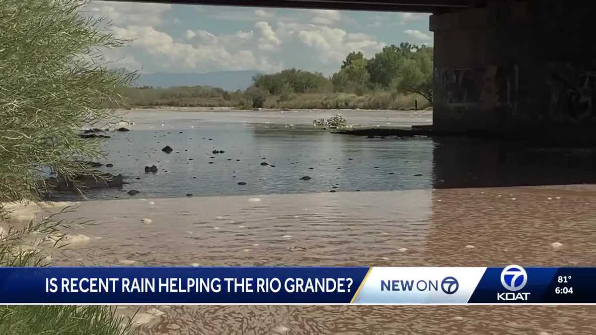 Albuquerque rain offers some relief to the Rio Grande's drought