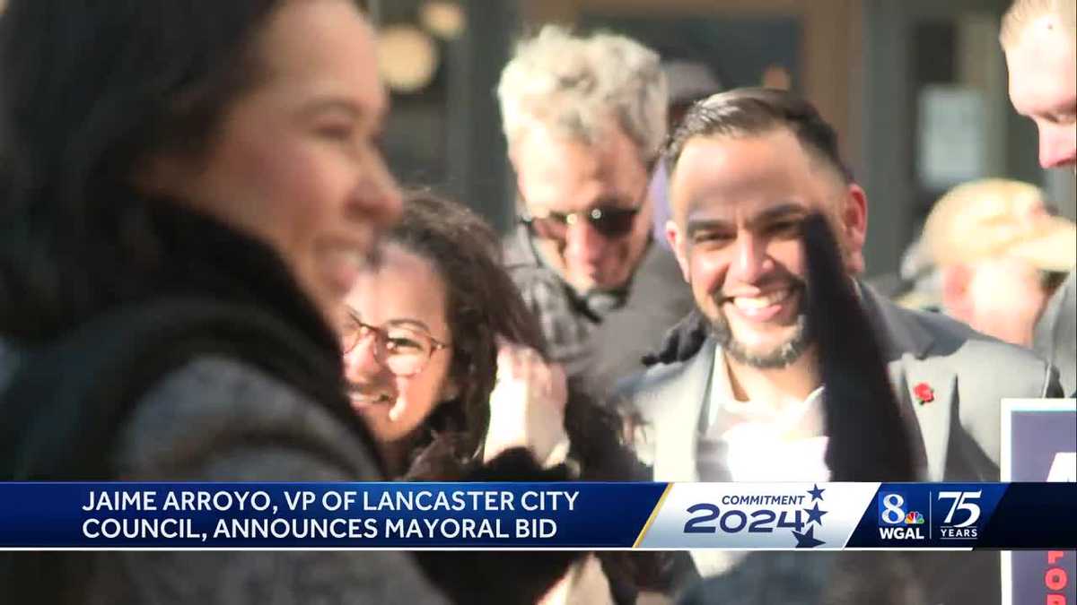 Lancaster City Councilman Jaime Arroyo announces bid for mayor