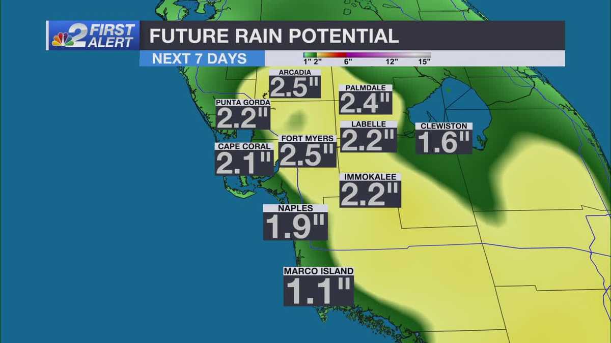 Morning and afternoon storms across SWFL Wednesday