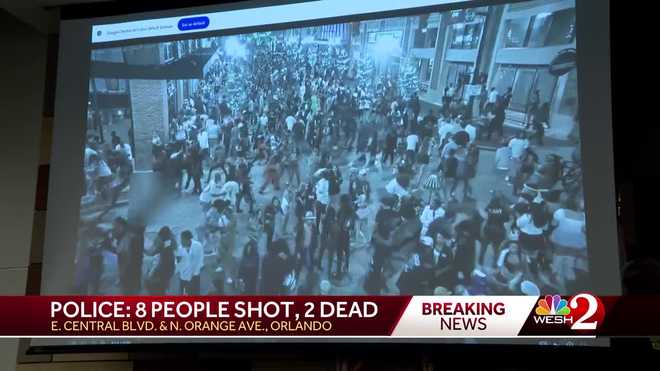 8 shot, 2 dead after mass shooting in downtown Orlando