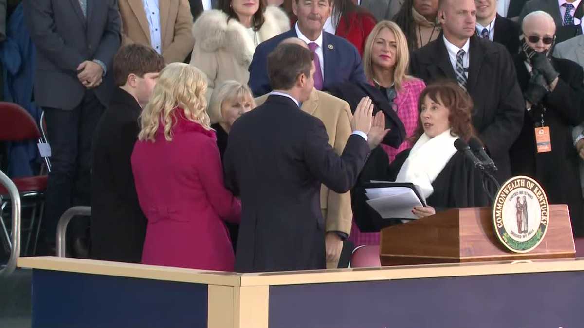 Gov. Beshear publicly sworn in for 2nd term at Kentucky Capitol