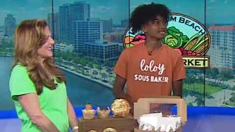 Loloy's Sweets is the youngest GreenMarket vendor on the waterfront