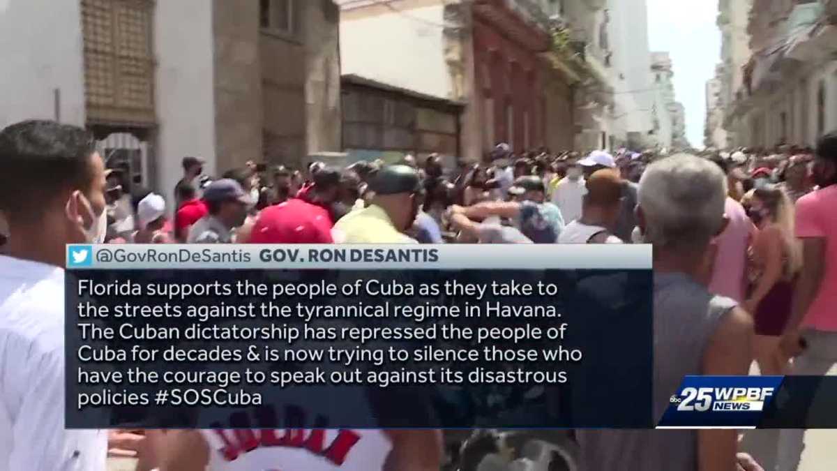Florida: Lawmakers respond after Cuban demonstrations
