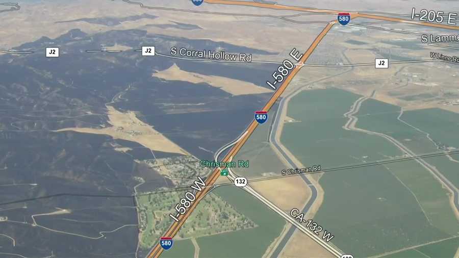 Photos and video: LiveCopter 3 shows where the Corral Fire burned