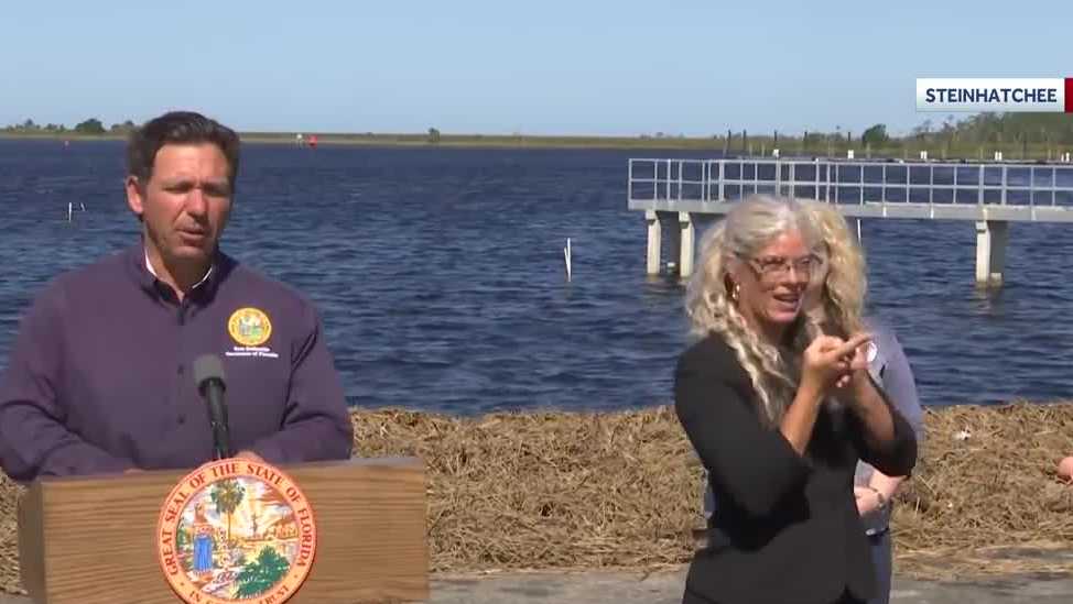 DeSantis gives update after Hurricane Debby makes landfall in Florida