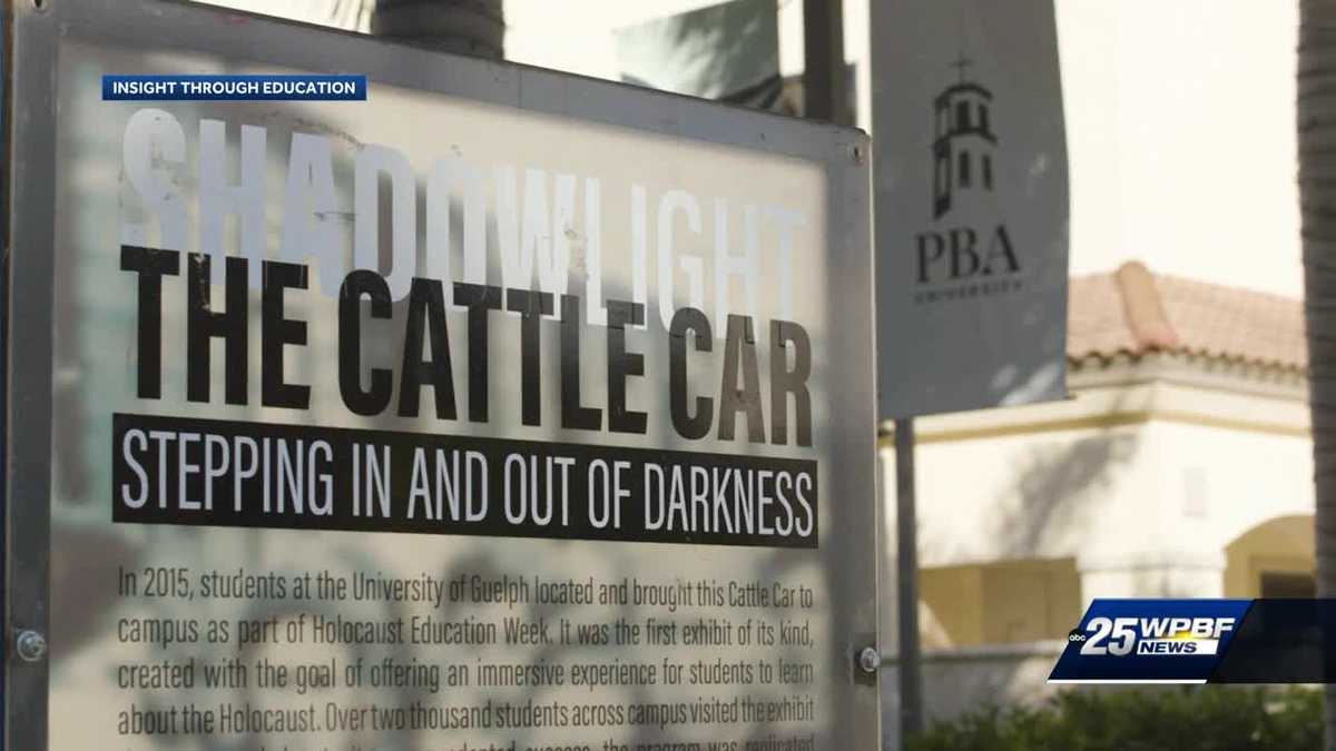 inSIGHT Through Education Hate Ends Now Cattle Car exhibit