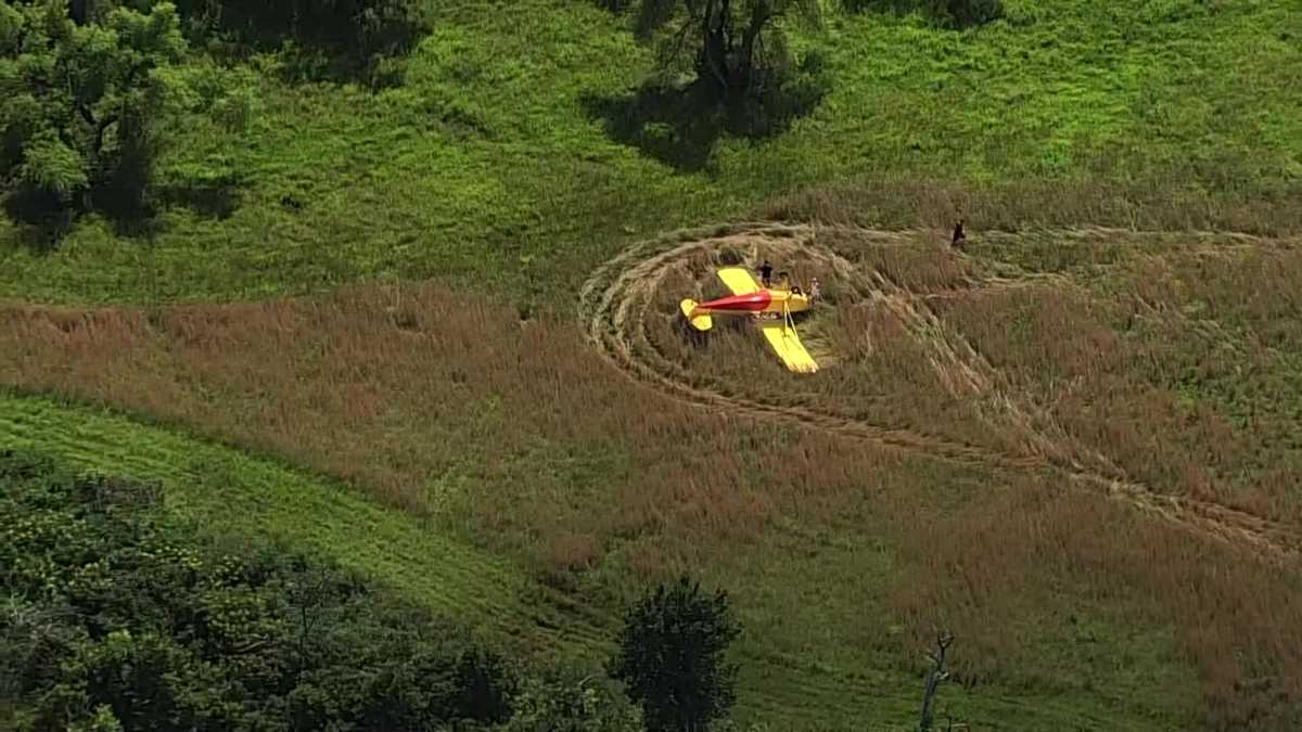 Emergency Crews On Scene Of Plane Crash In Harrah
