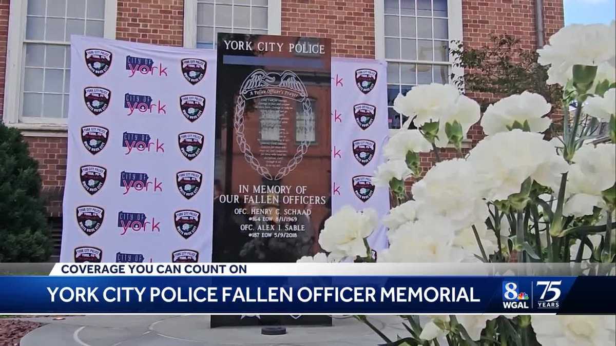 A new memorial honors York's fallen police officers