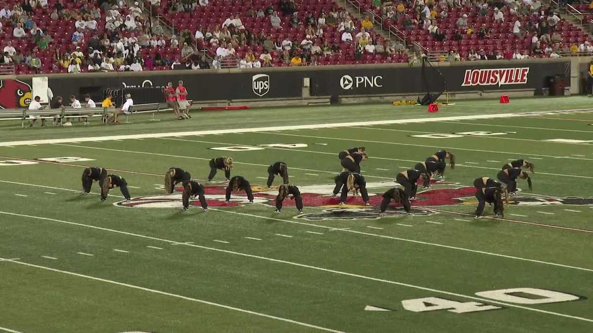Sacred Heart, Assumption dance teams perform during halftime of St. X ...