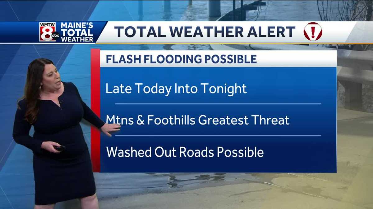 Total Weather Alert: Downpours on the way, flooding possible