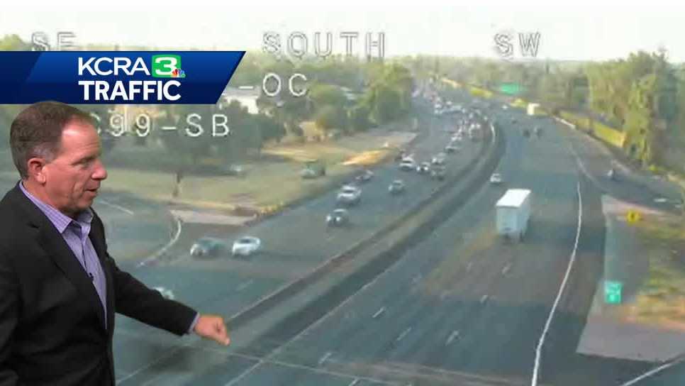 Crash on Highway 99 in Sacramento slows traffic Crash on Highway 99 in Sacramento slows traffic