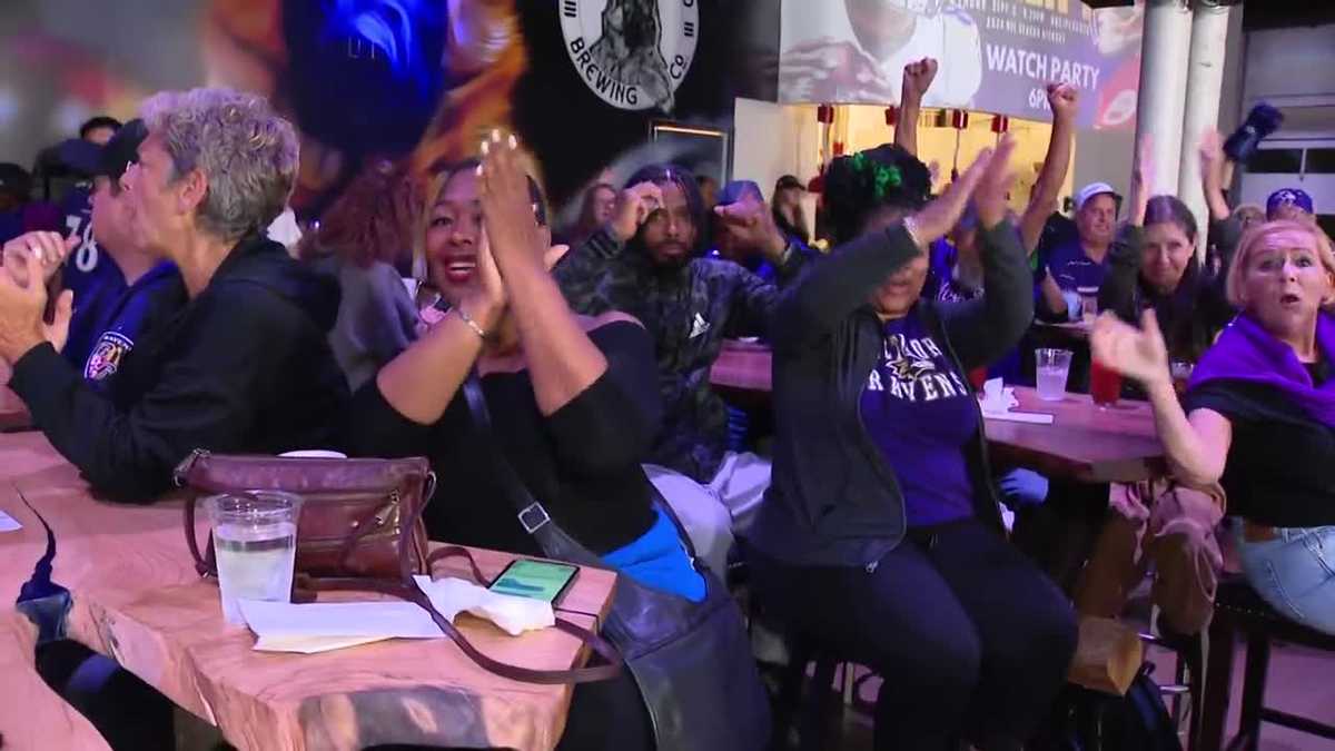 Ravens fans are pumped up at pep rally in Columbia