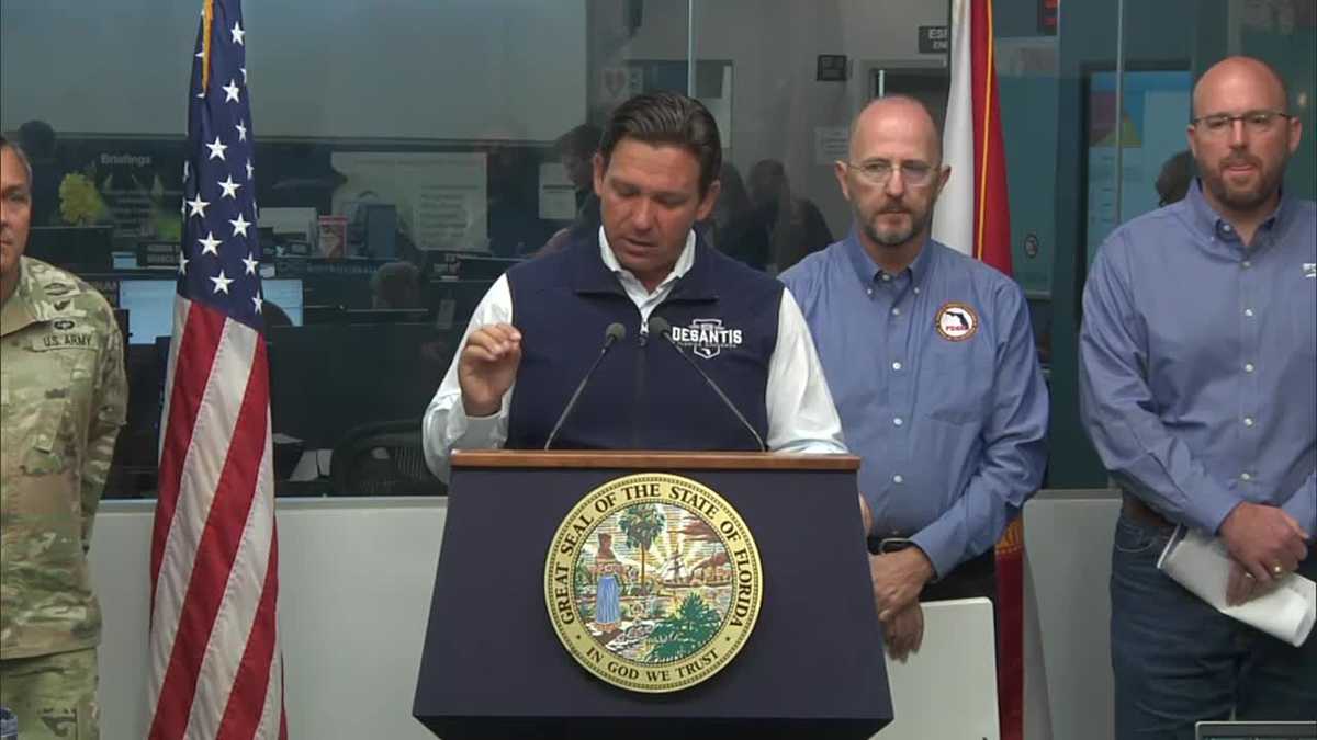Hurricane Helene: Ron DeSantis gives update after landfall