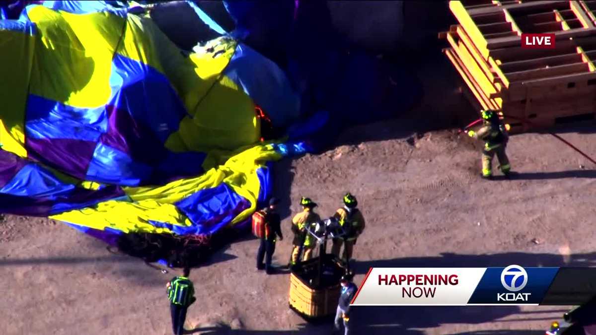 Balloon catches fire in northwest Albuquerque