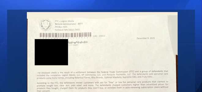 Letters and checks received by FTC regarding Legion Media and Amazon ...