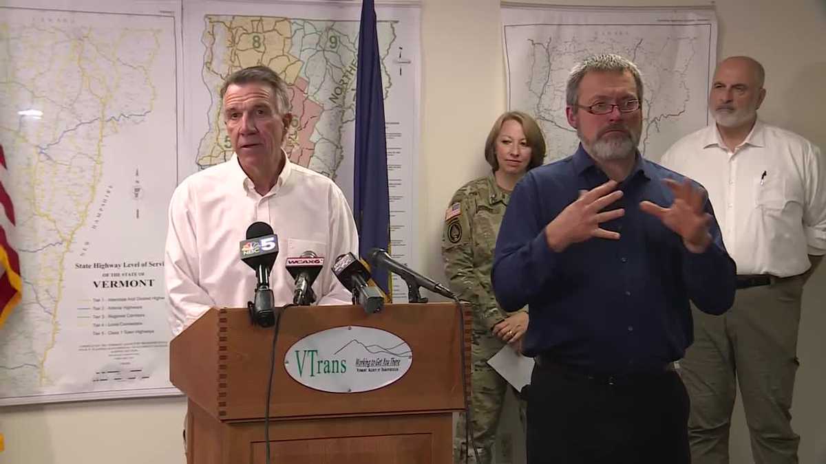 Phil Scott, state leaders provide update on Vermont flooding recovery
