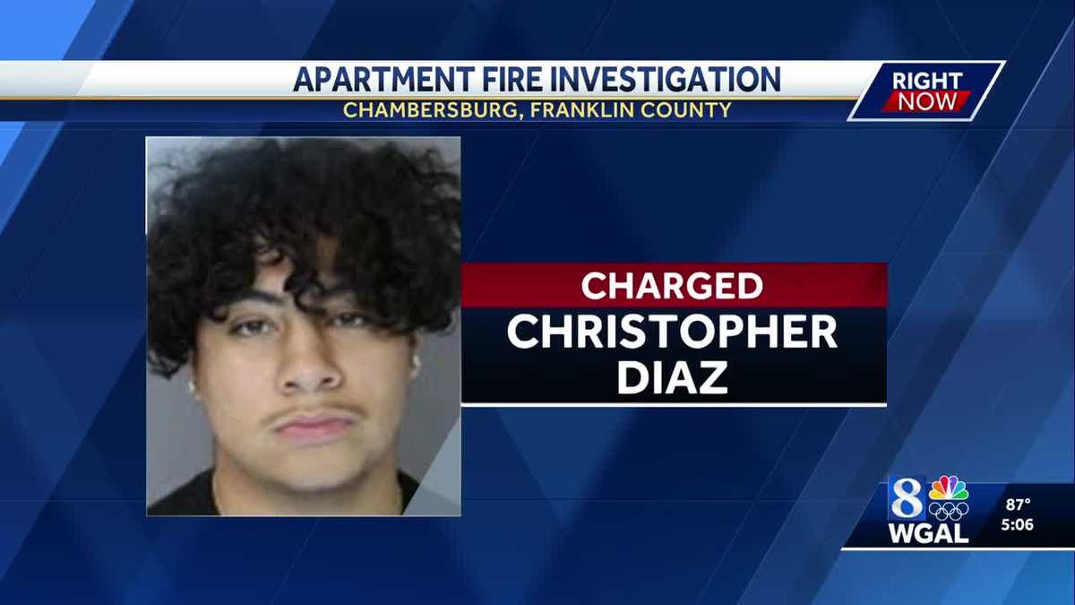 Chambersburg police charge man with arson after 'suspicious' apartment fire