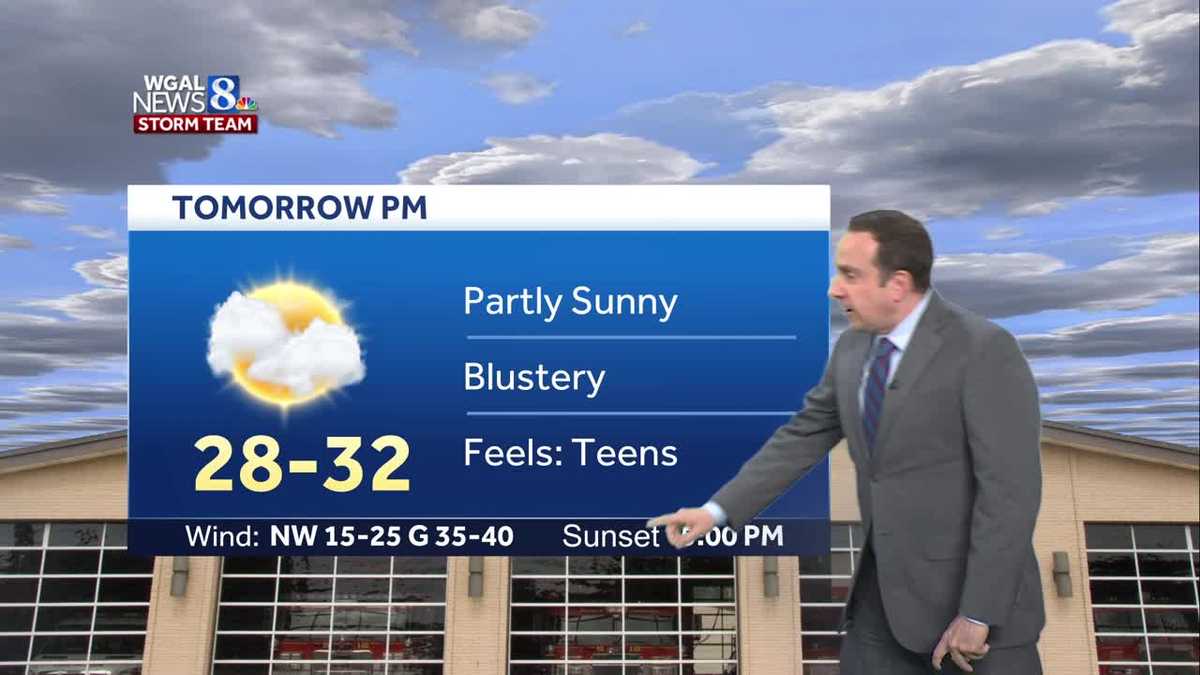 Windy & Cold Thursday, Snow Returns Early Saturday