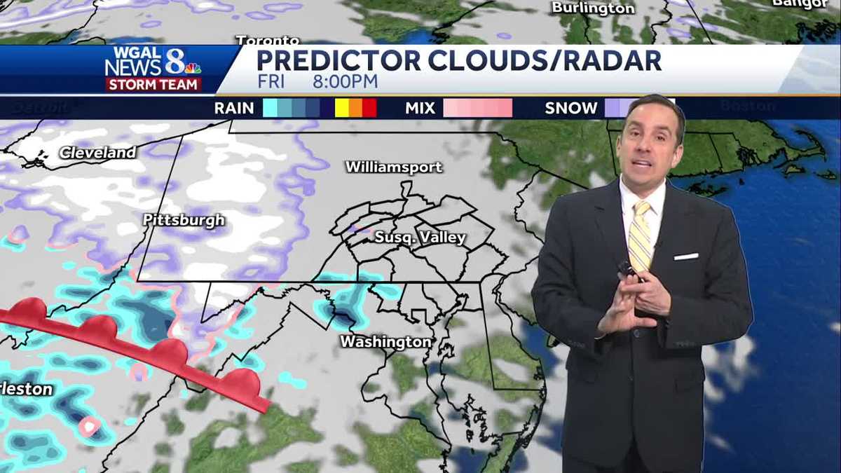 Windy Friday, Few Rain/Snow Showers Tonight