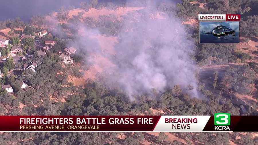 Snipes Fire: Grass fire burns near homes in Orangevale