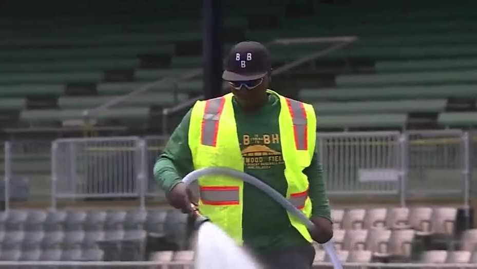 Meet the grounds crew keeping the oldest American ballpark beautiful