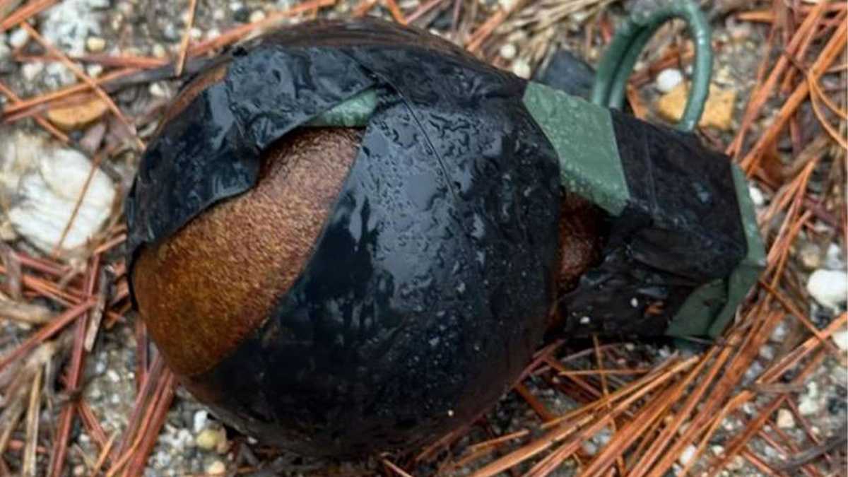 Suspected grenade found near dumpster in Limington, Maine