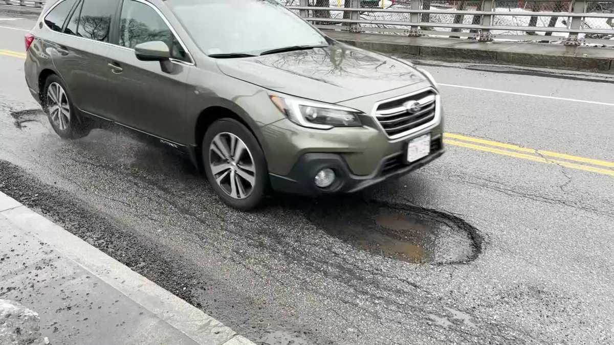 Massachusetts cities, towns dealing with rash of potholes amid cold ...
