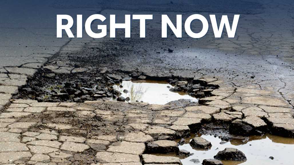 Kansas City, Kansas police issue warning about potholes on I-70