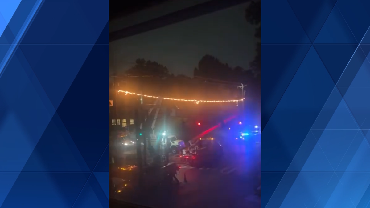 Crews assessing damage after fire on power lines in Clifton