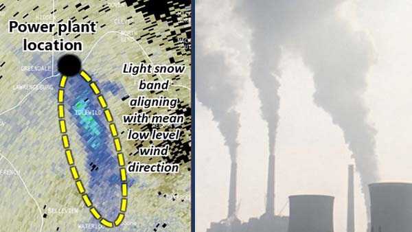 Power plant snow? Parts of NKY saw rare weather phenomenon this morning