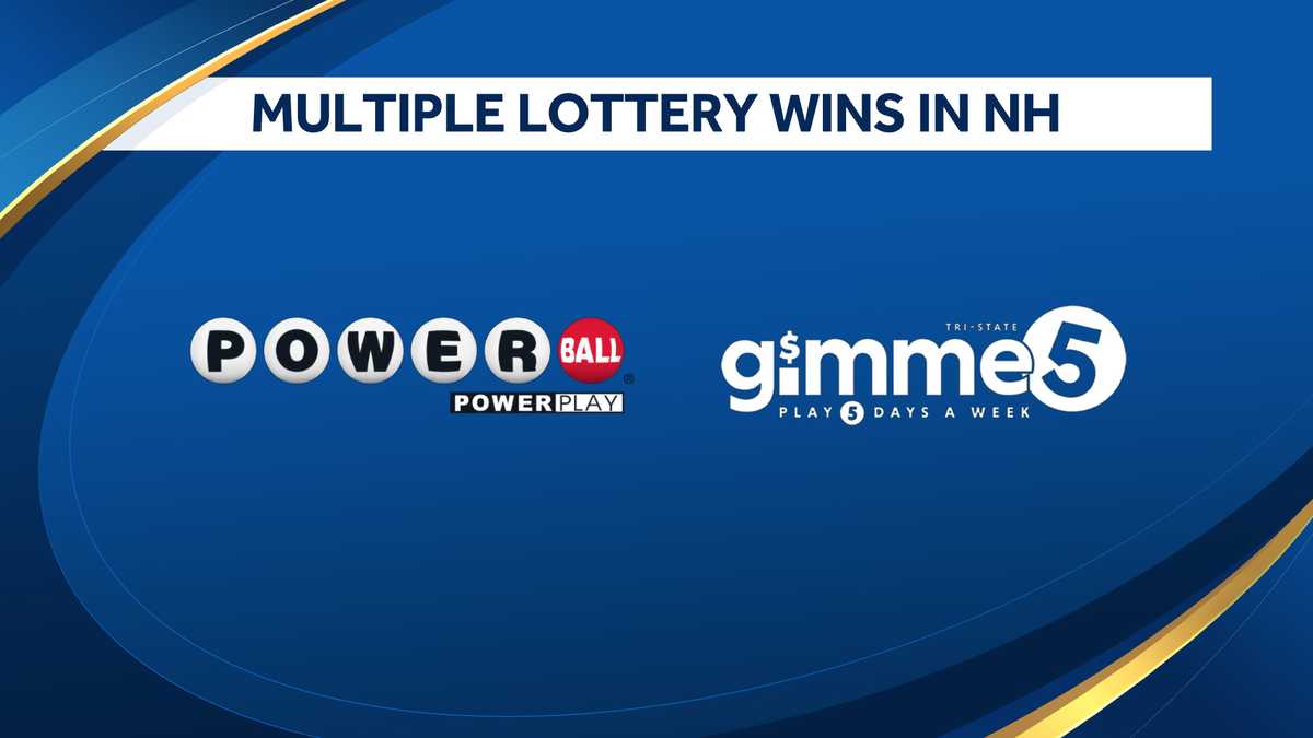 New Hampshire lottery wins: 3 Powerball wins, 1 Gimme 5 win